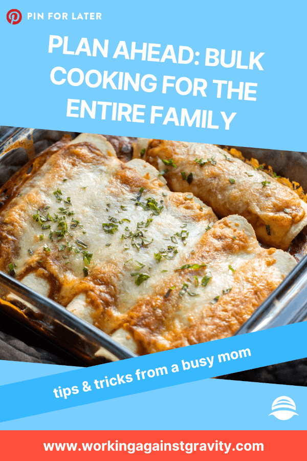 Bulk Cooking For Your Family: Tips & Tricks from a Busy Mom - Working ...